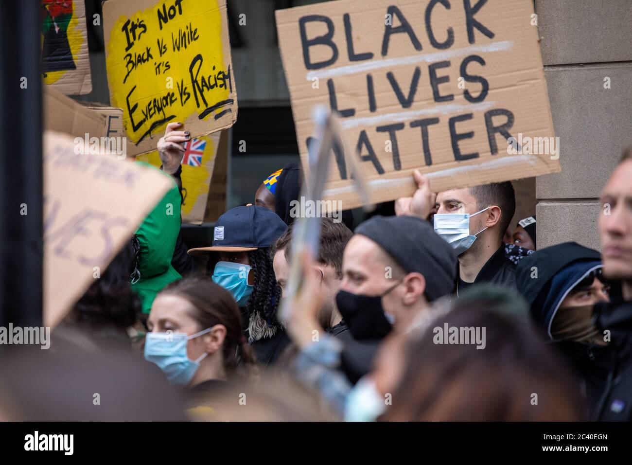 BLM Protest London Stock Photo - Alamy