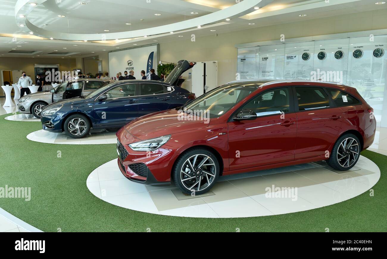 Nosovice, Czech Republic. 23rd June, 2020. Hyundai carmaker presented ...