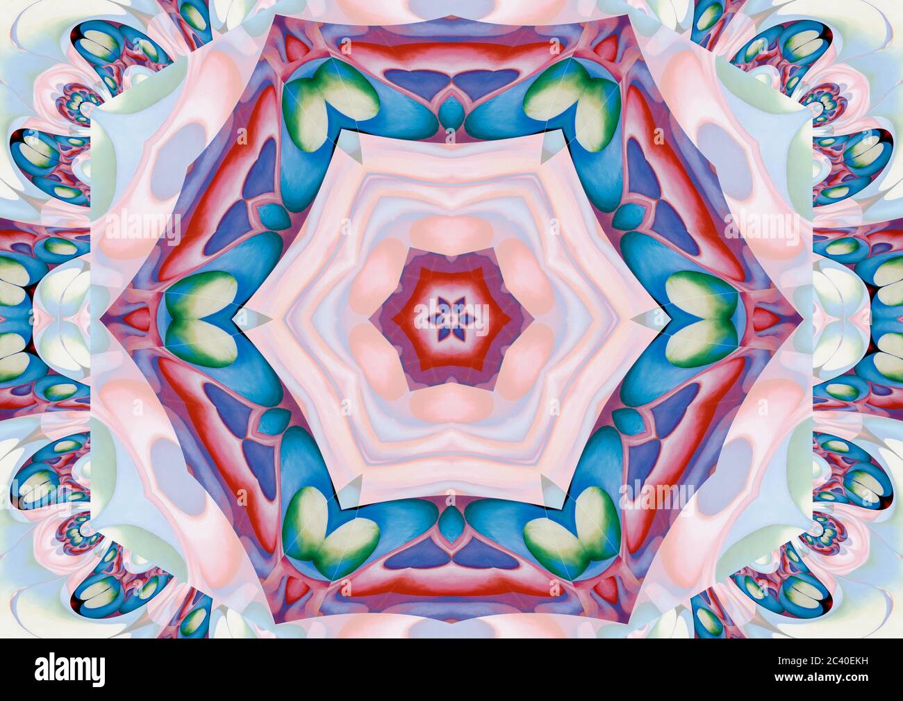 Mandala inspired by Series 1, No. 8. by Georgia O'Keeffe the renowned ...