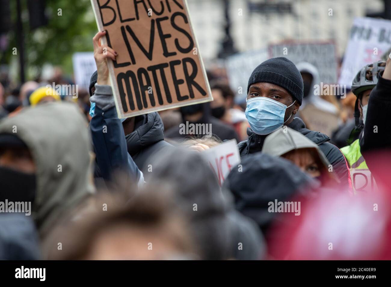 BLM Protest London Stock Photo - Alamy