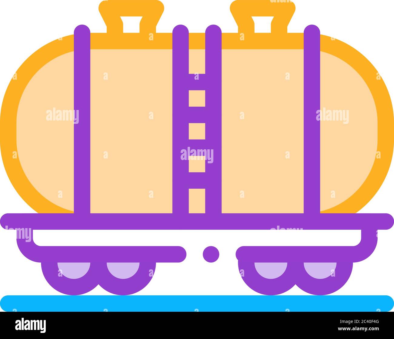 oil product carriage wagon icon vector outline illustration Stock ...