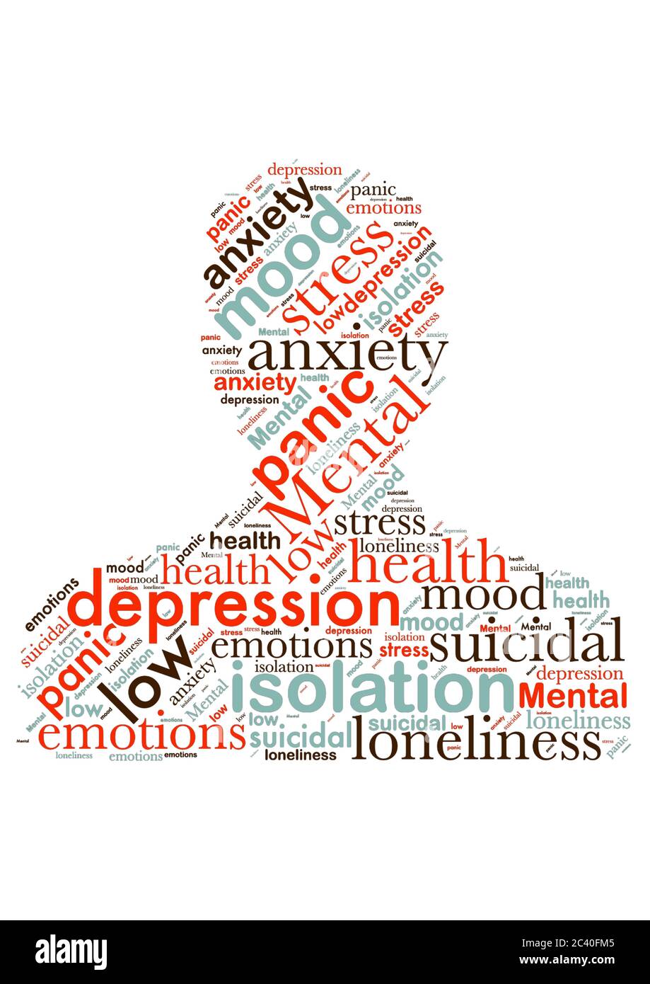 Word cloud representing mental health Stock Vector Image & Art - Alamy