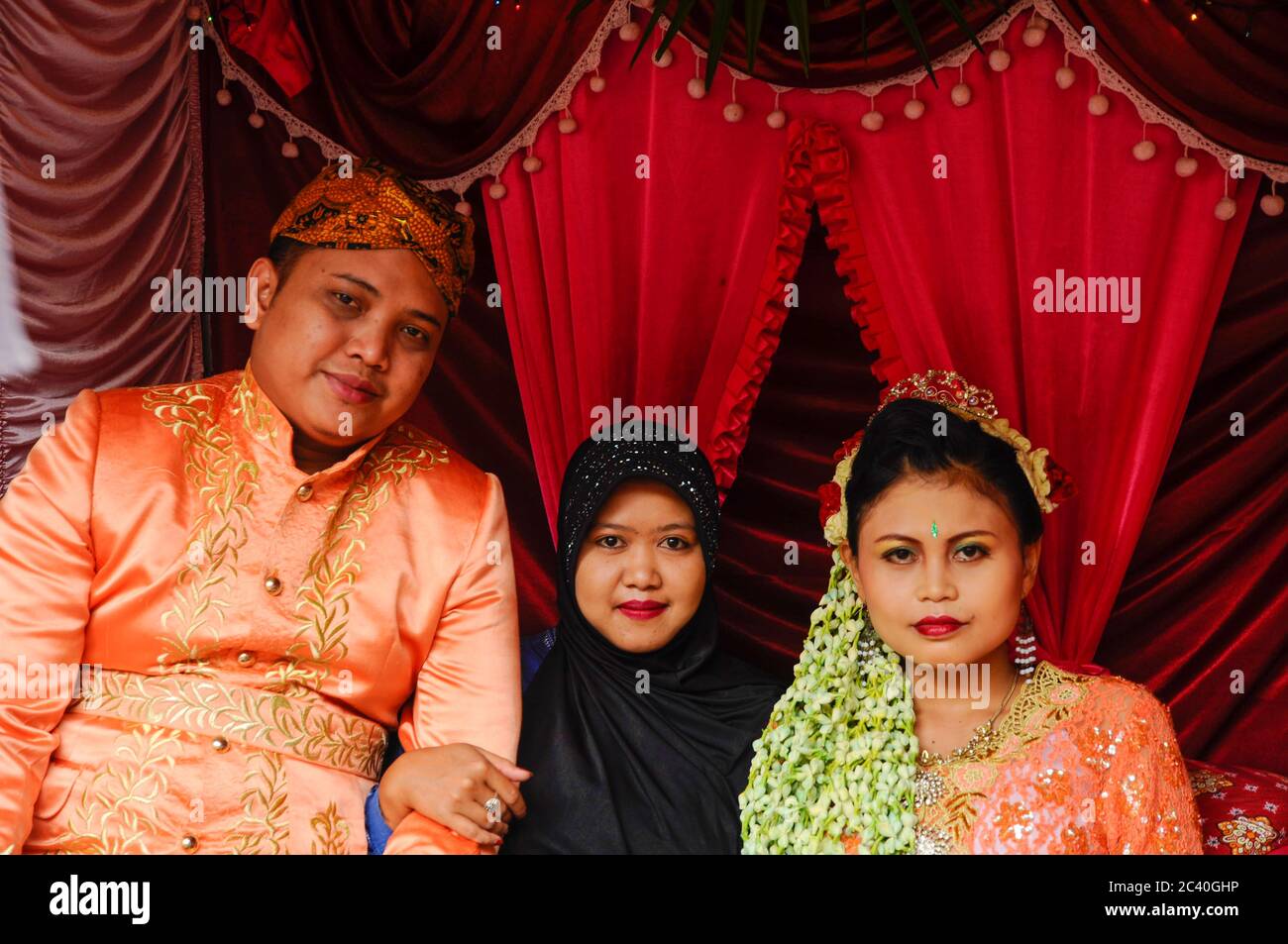 Mount Gede, West Java / Indonesia - June 17, 2010: typical traditional ...