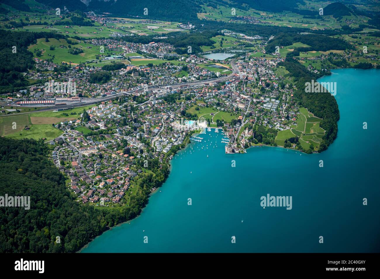 Bucht spiez hi-res stock photography and images - Alamy