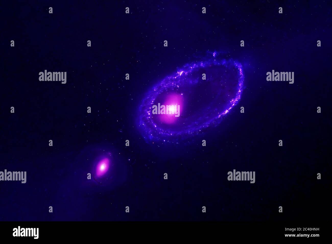 Beautiful colored nebula in space. Elements of this image furnished by ...