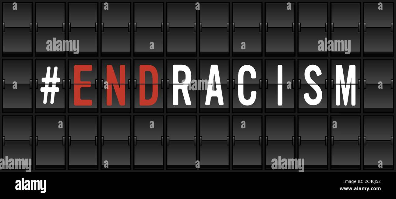 United to end racism Stock Vector Images - Alamy