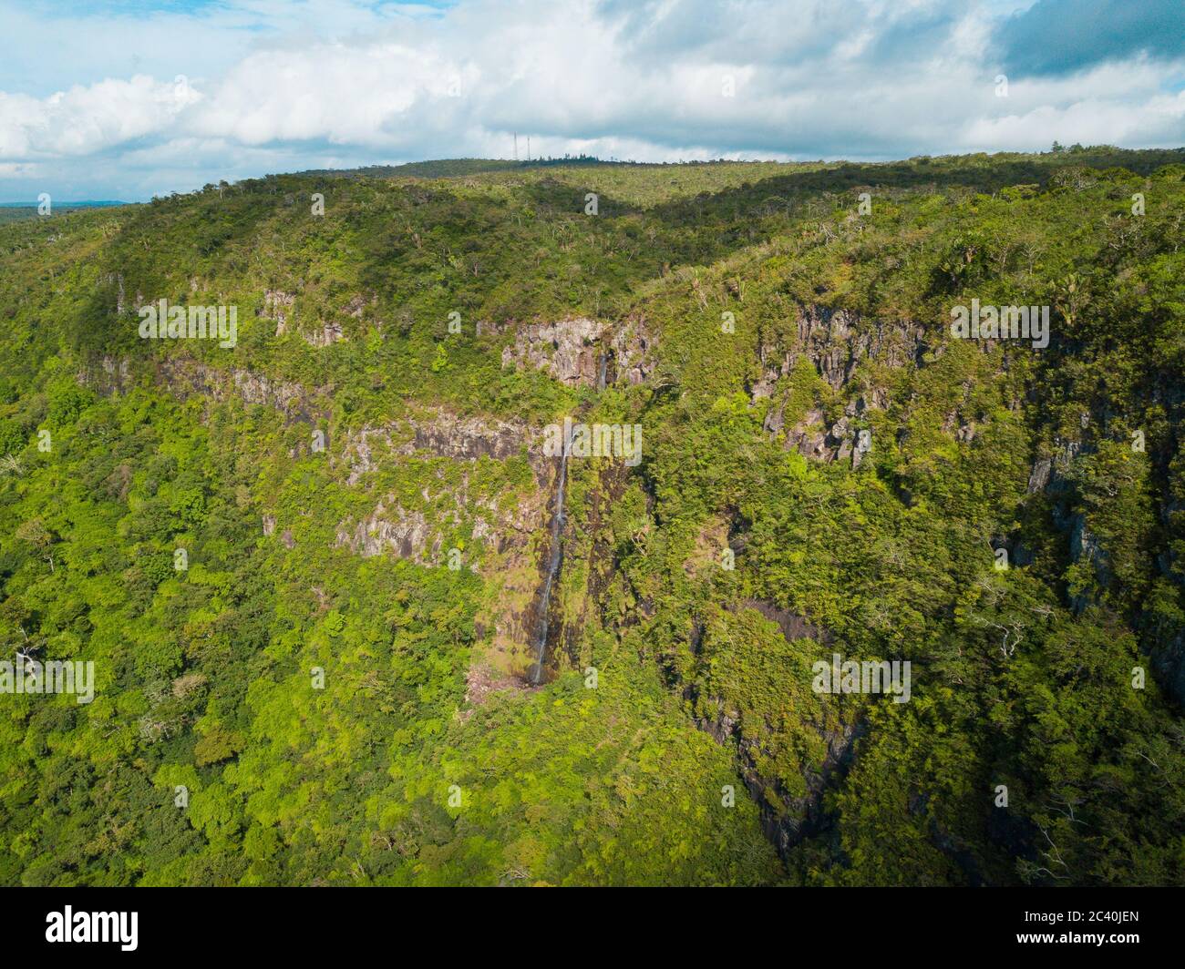 Aerial view of Black river Gorges Viewpoint Mauritius Stock Photo - Alamy
