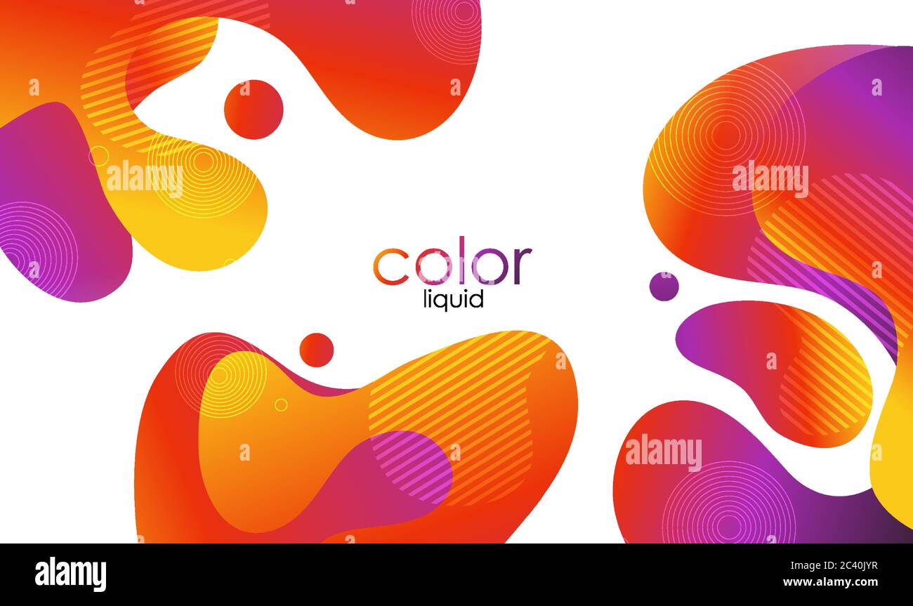 Moving colorful abstract background. Dynamic Effect. Vector ...