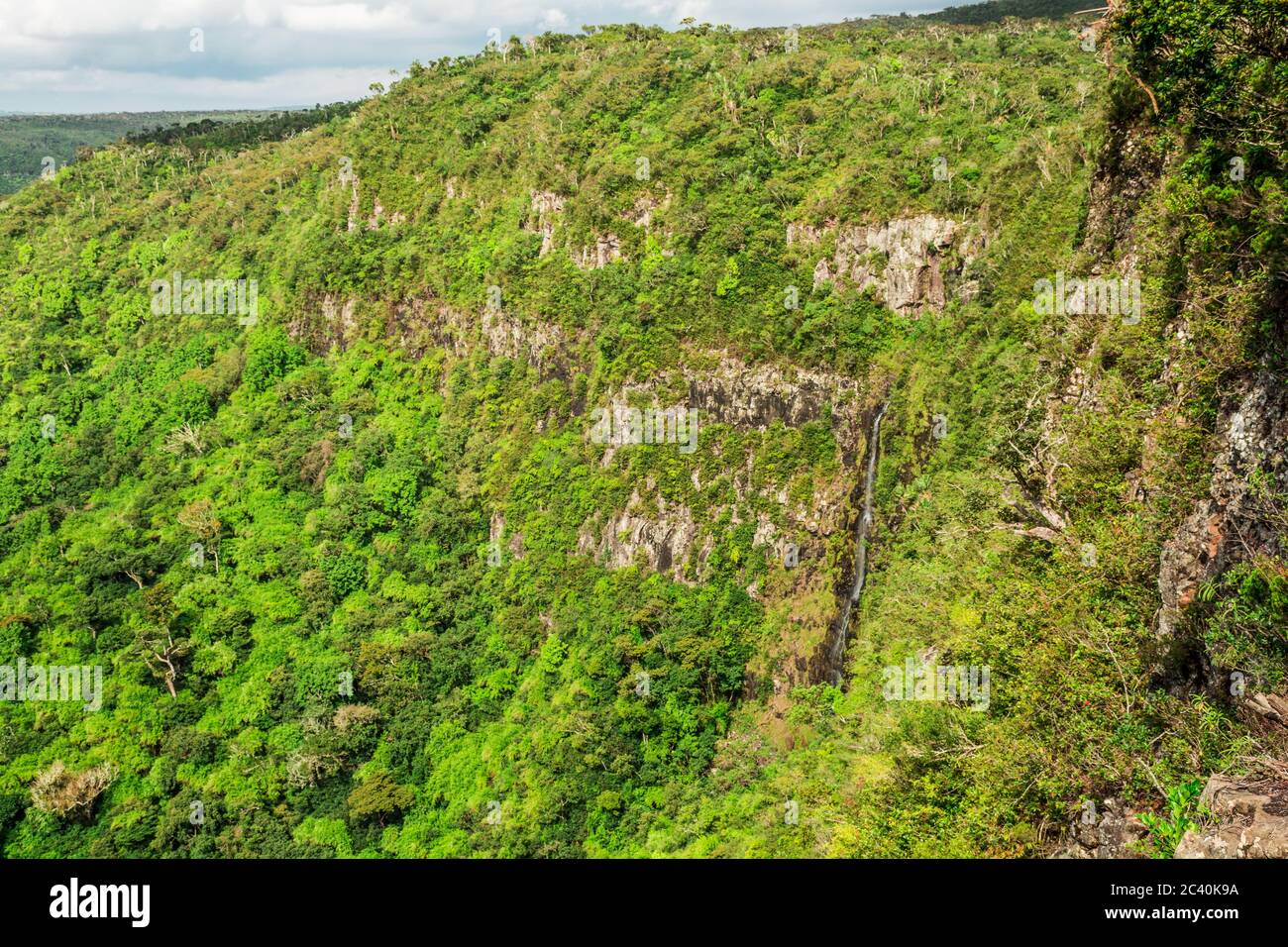 Aerial view of Black river Gorges Viewpoint Mauritius Stock Photo - Alamy