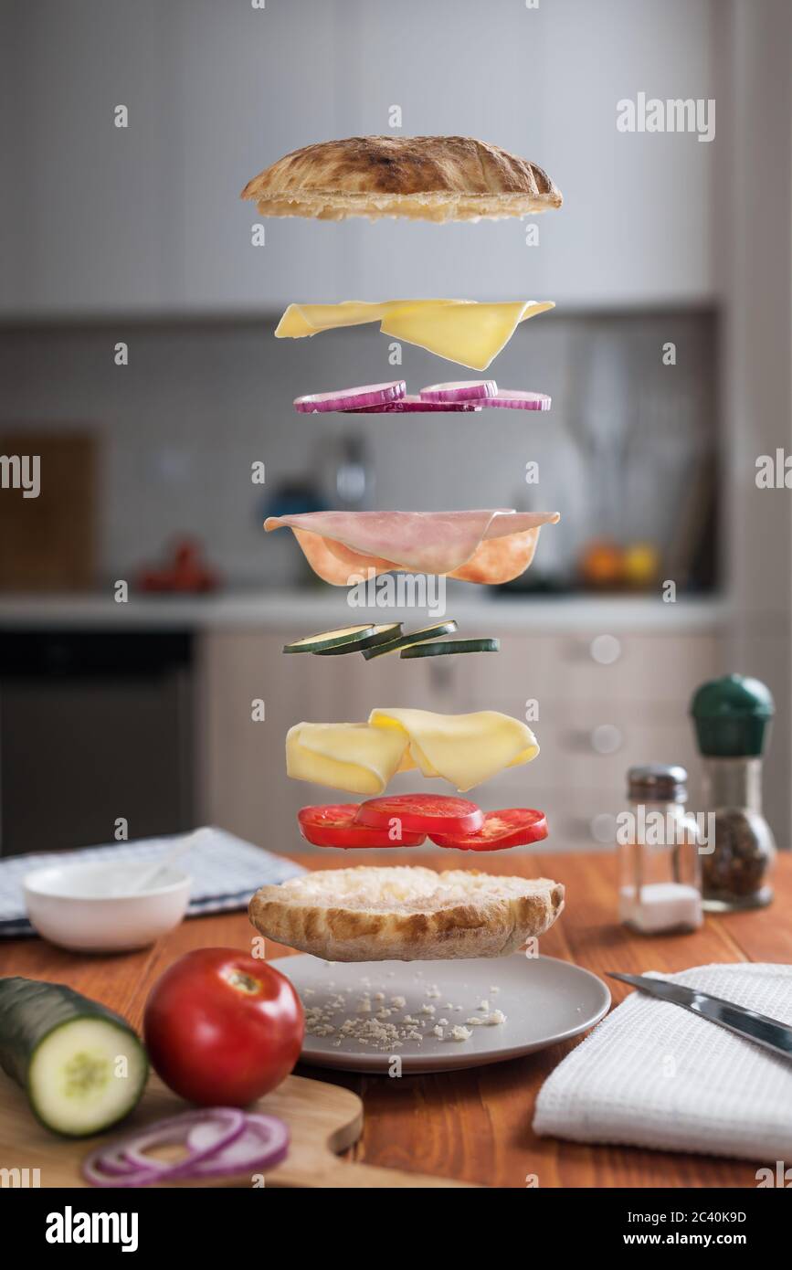 Food deconstructed hi-res stock photography and images - Alamy