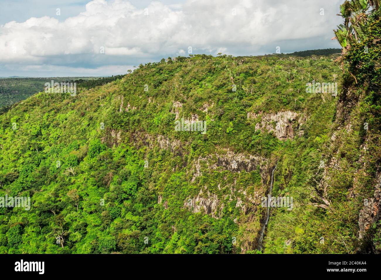 Aerial view of Black river Gorges Viewpoint Mauritius Stock Photo - Alamy