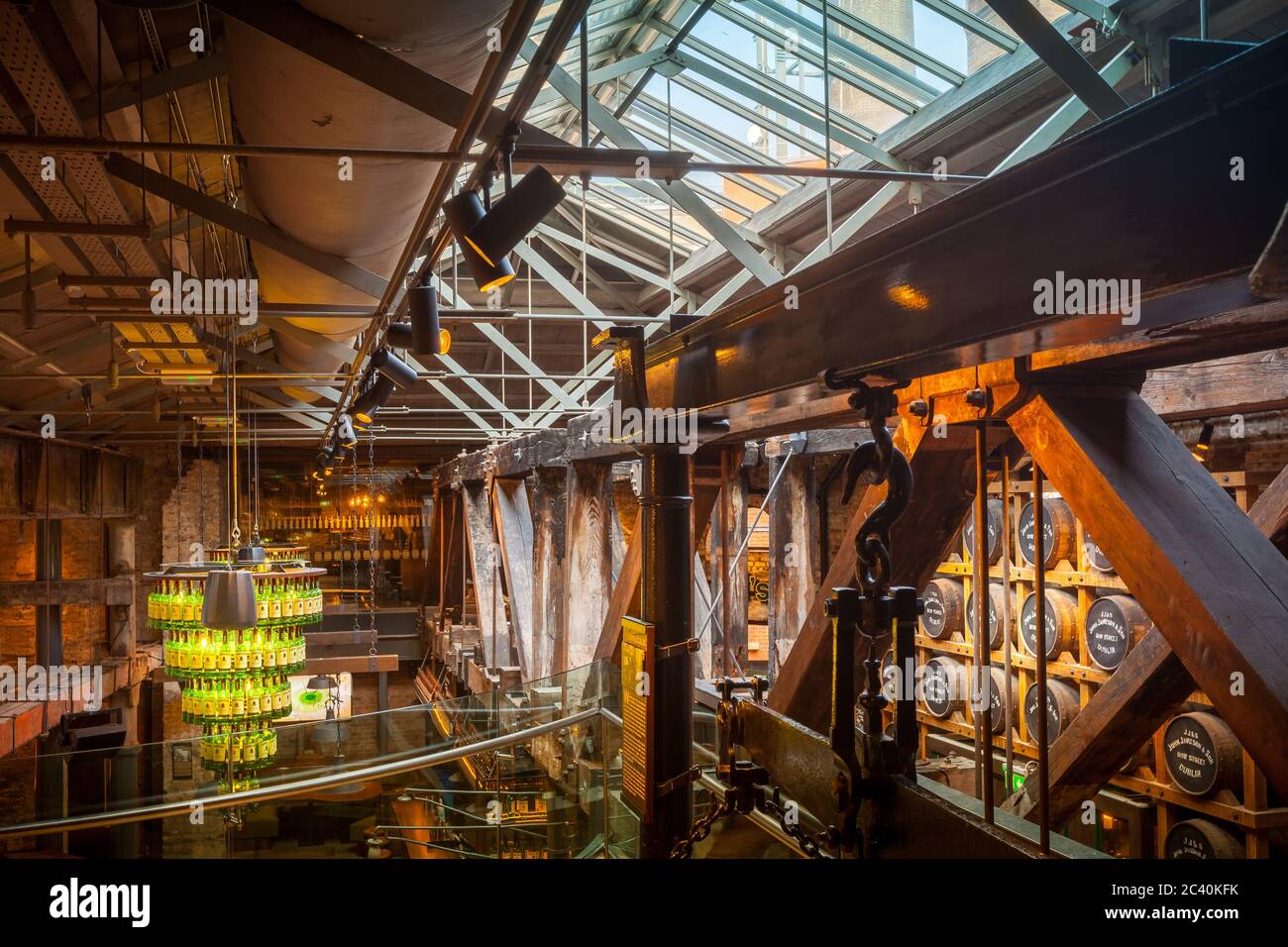 Dublin / Ireland - May 2019 : Inside of Jameson Distillery Bow St. an ...