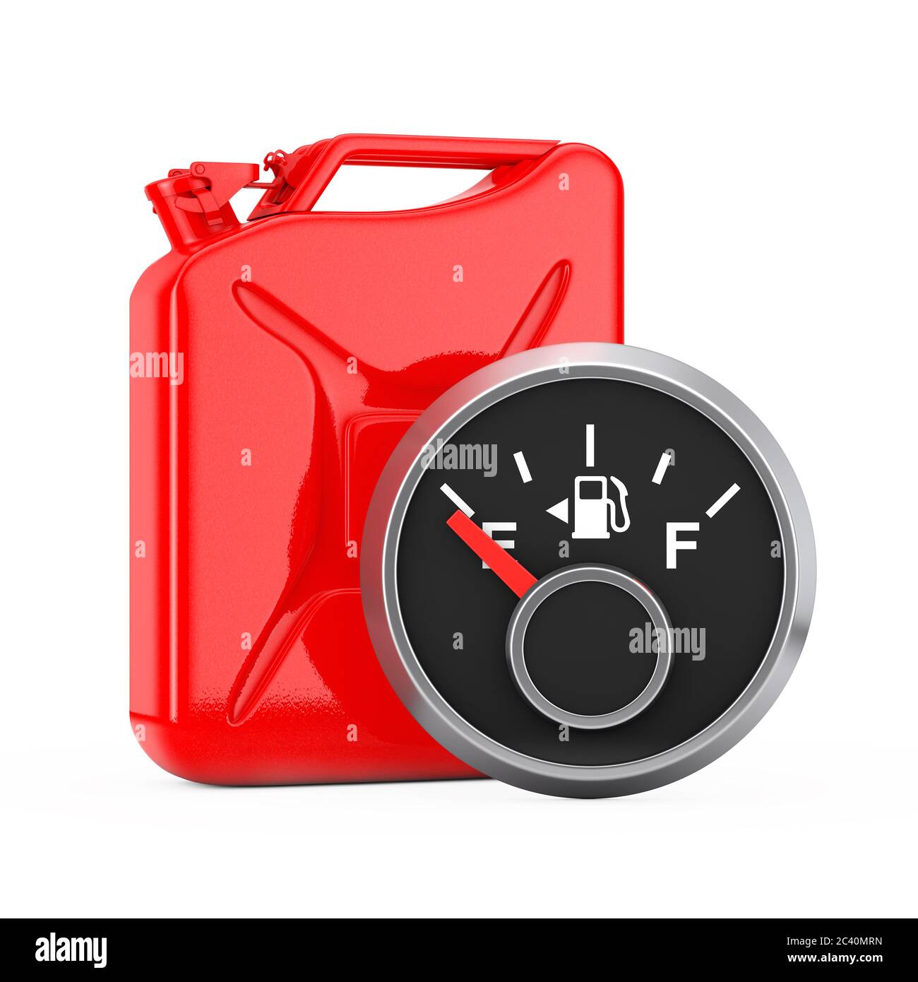 Empty tank dashboard Cut Out Stock Images & Pictures - Alamy