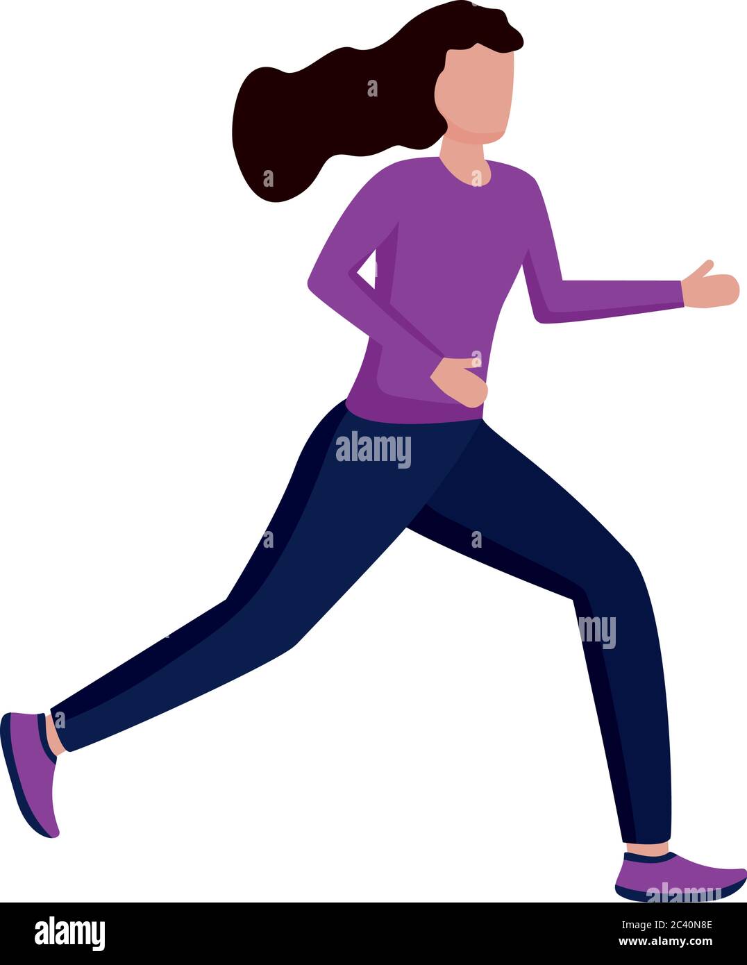 woman avatar running design, Marathon athlete training and fitness ...