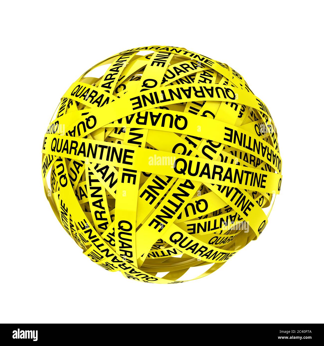 Yellow hazard tape Cut Out Stock Images & Pictures - Alamy