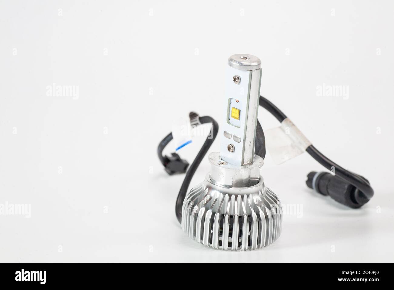 Light bulbs for car lamps. Automotive part in Silvery metallic and ...