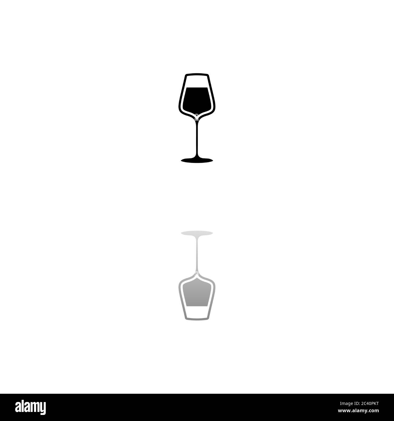 Alcohol cocktail icon in Black and White Stock Photos & Images - Alamy