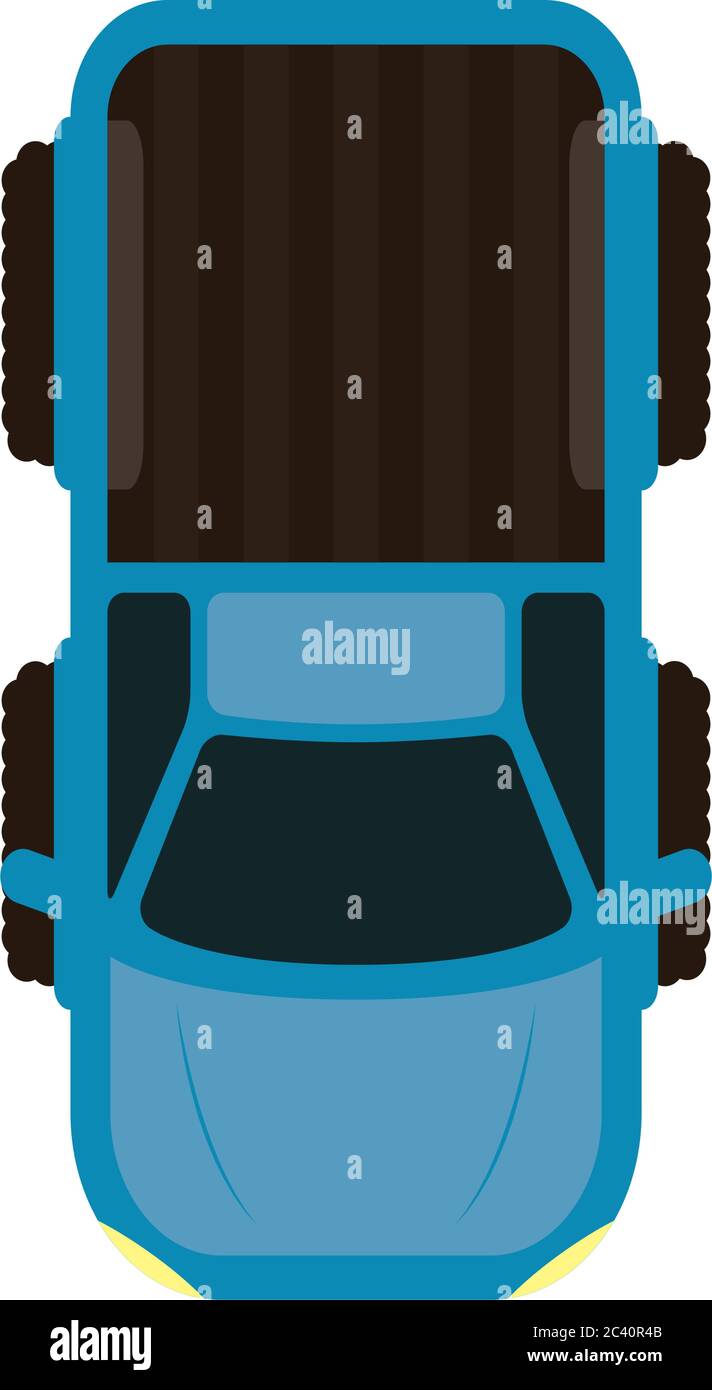 pickup car top view design, Transportation vehicle transport wheel ...