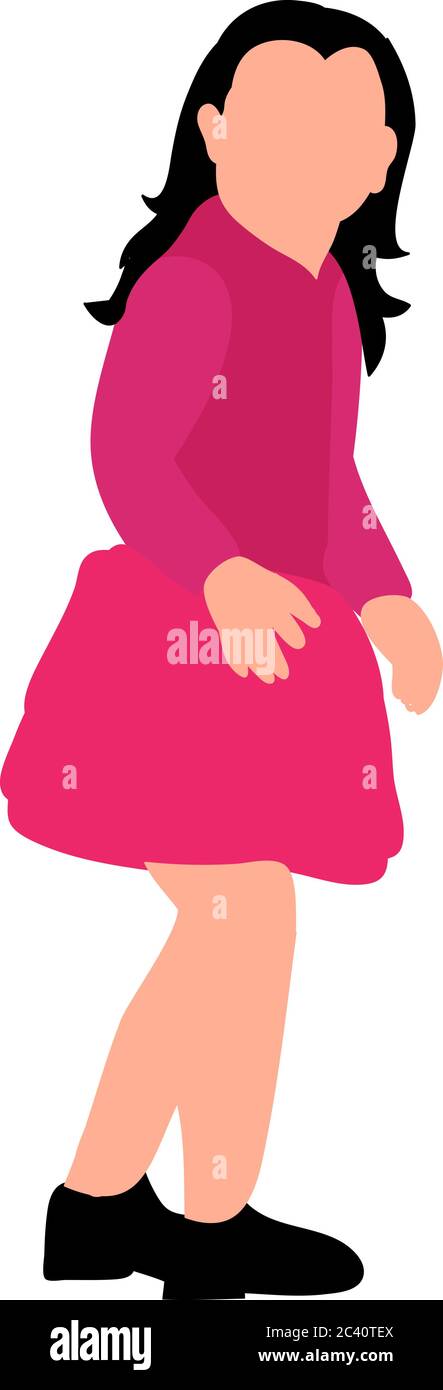 white background, faceless child Stock Vector Image & Art - Alamy