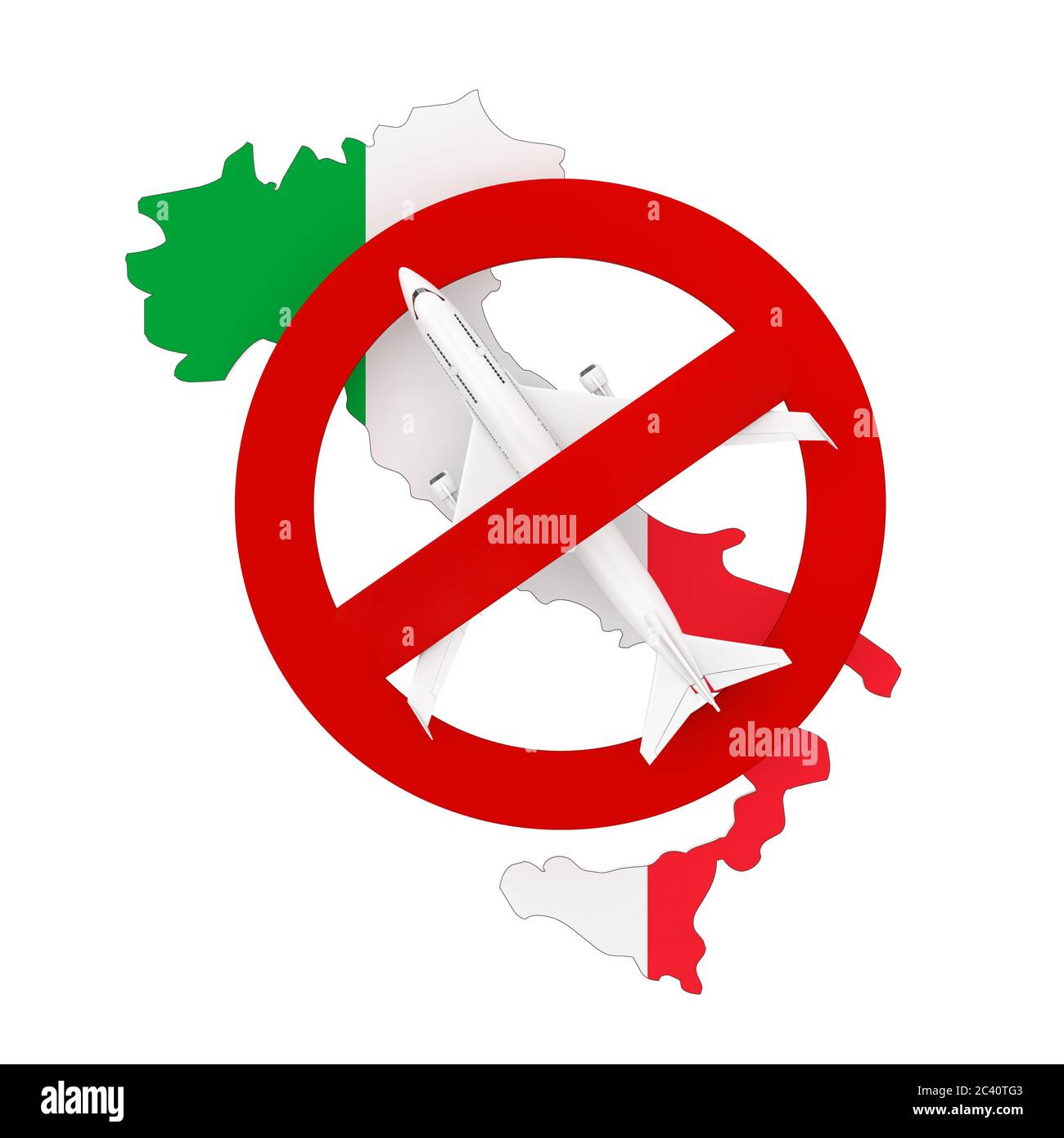 Airplane on a map of europe Cut Out Stock Images & Pictures - Alamy