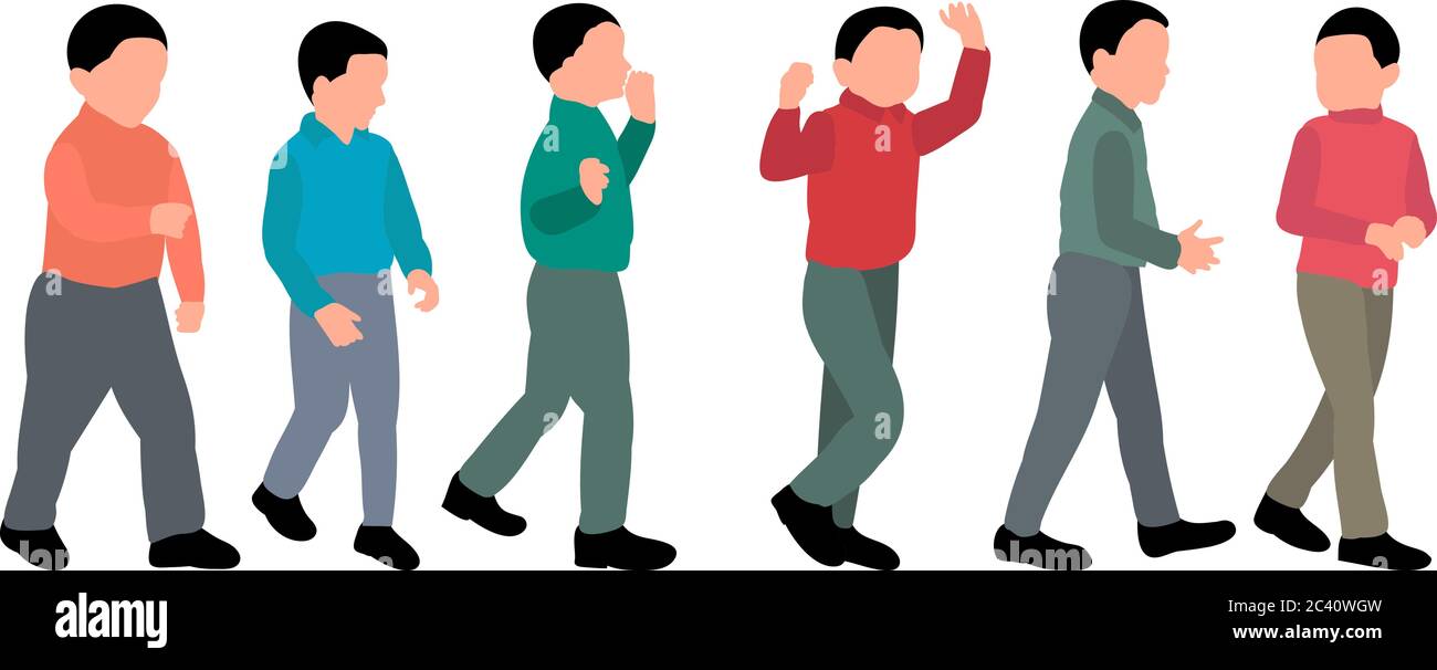 collection of faceless children Stock Vector Image & Art - Alamy