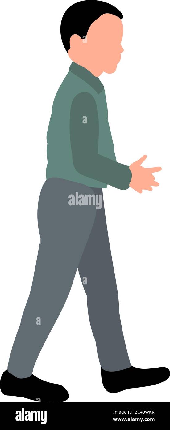 vector, on a white background, faceless child Stock Vector Image & Art ...