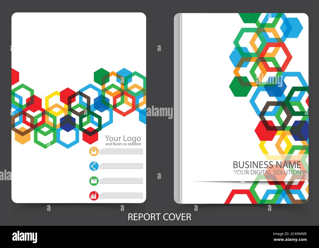 Annual report cover Business design Stock Vector Image & Art - Alamy