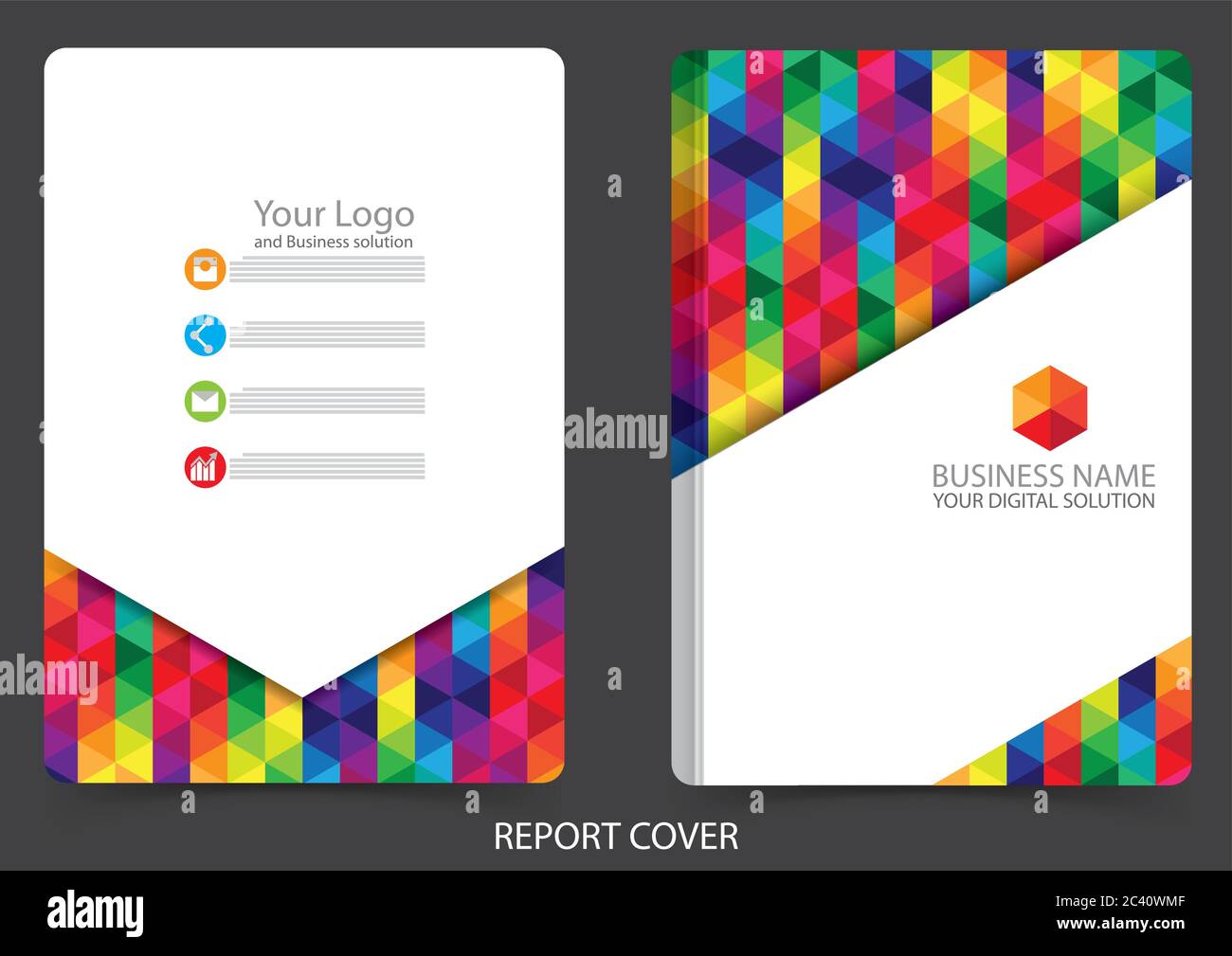 Annual report cover Business design Stock Vector Image & Art - Alamy