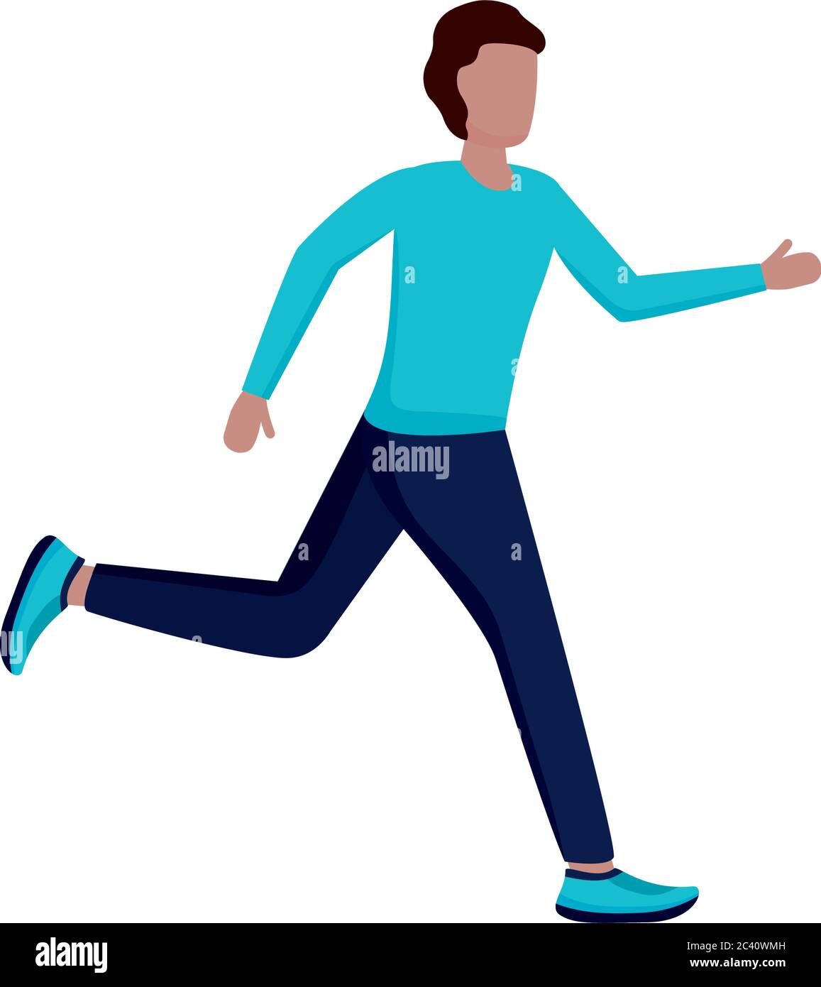 man avatar running design, Marathon athlete training and fitness theme ...