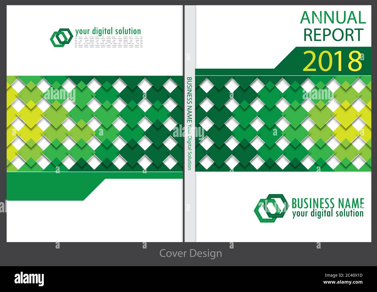 Annual report cover Business design Stock Vector Image & Art - Alamy