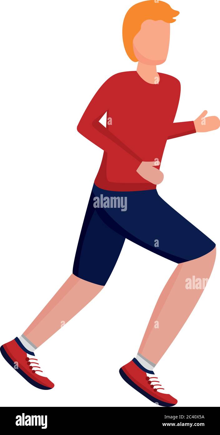 man avatar running design, Marathon athlete training and fitness theme ...