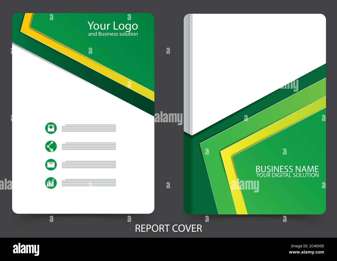 Annual report cover Business design Stock Vector Image & Art - Alamy