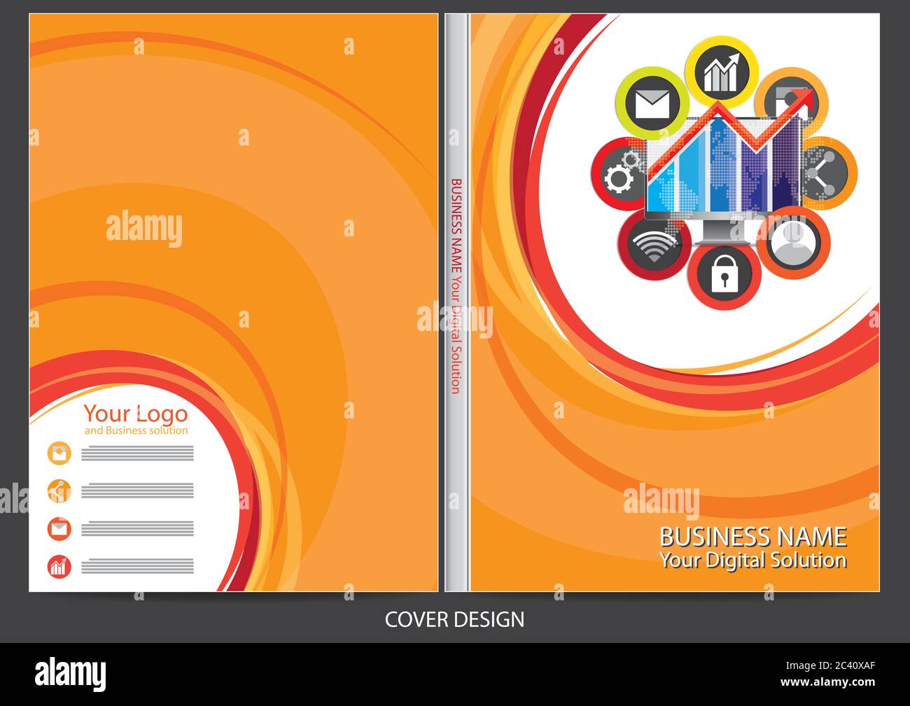 Annual Report Cover Design Stock Vector Image Art Alamy annual-report-cover-design-stock-vector-image-art-alamy