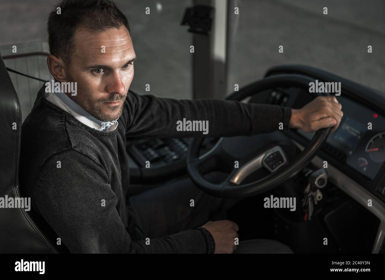 Bus steering wheel hi-res stock photography and images - Alamy