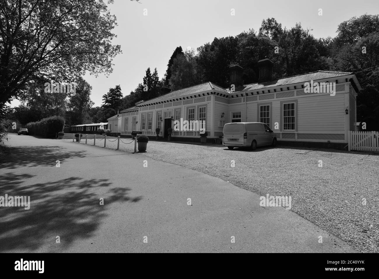 Garden plant station Black and White Stock Photos & Images - Alamy