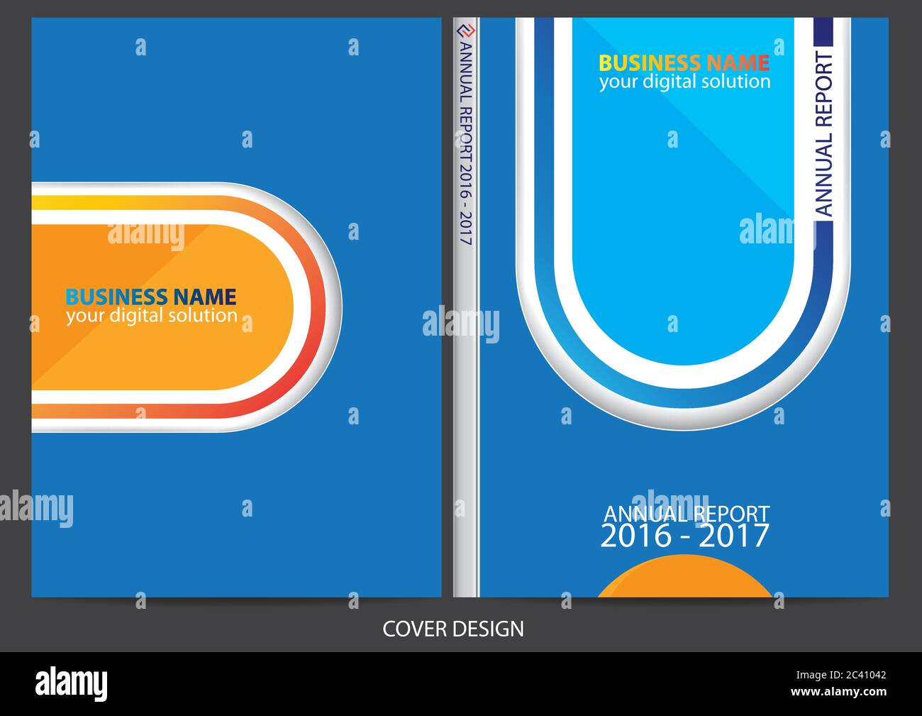 Annual report cover Business design Stock Vector Image & Art - Alamy