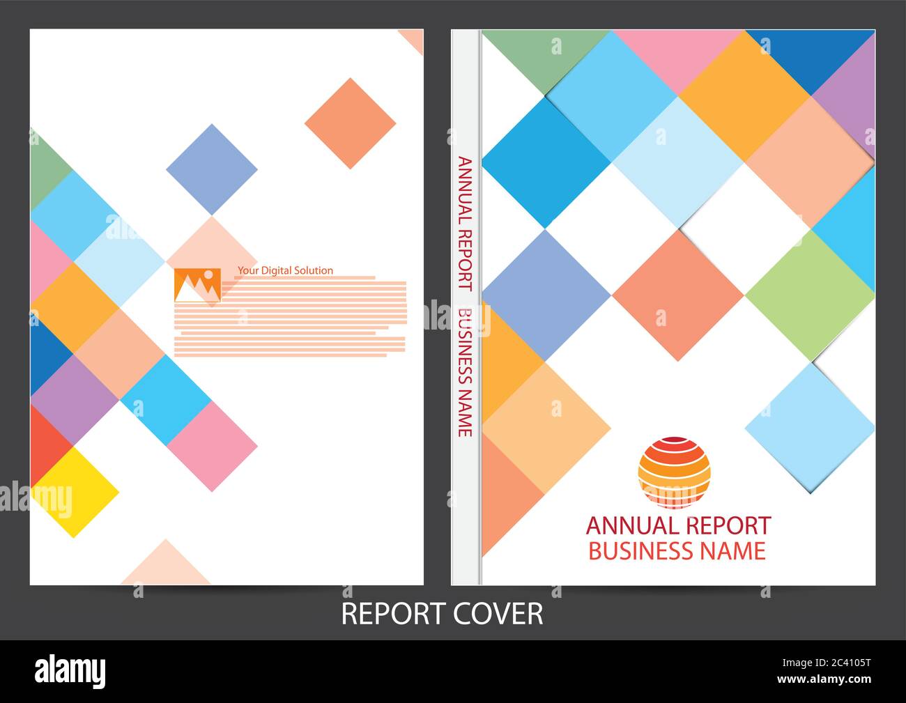 Annual report cover Business design Stock Vector Image & Art - Alamy