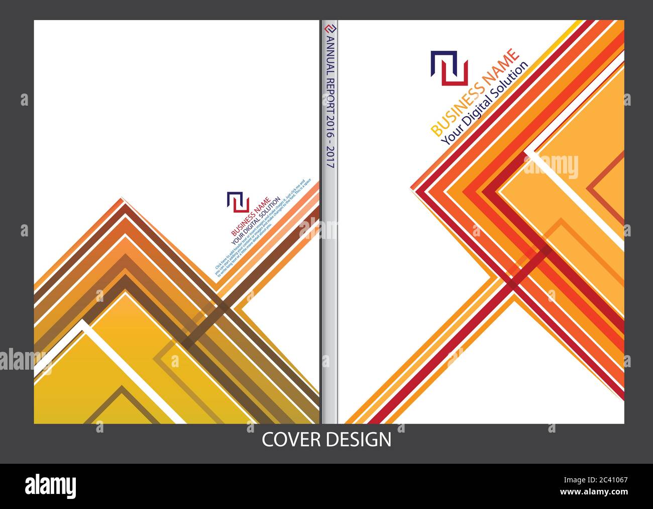 Annual report cover Business design Stock Vector Image & Art - Alamy
