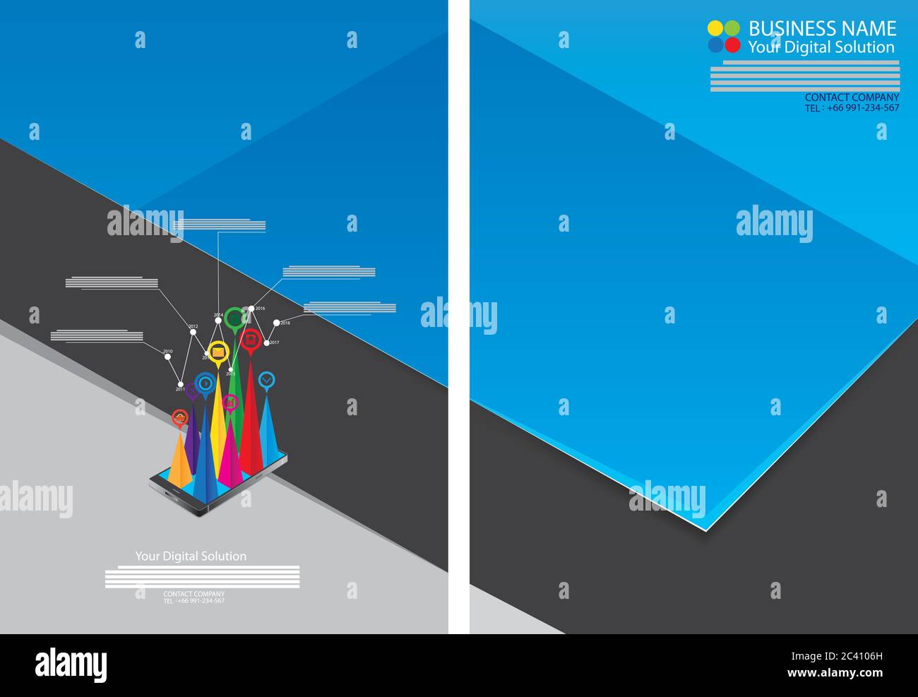 Annual report cover Business design Stock Vector Image & Art - Alamy