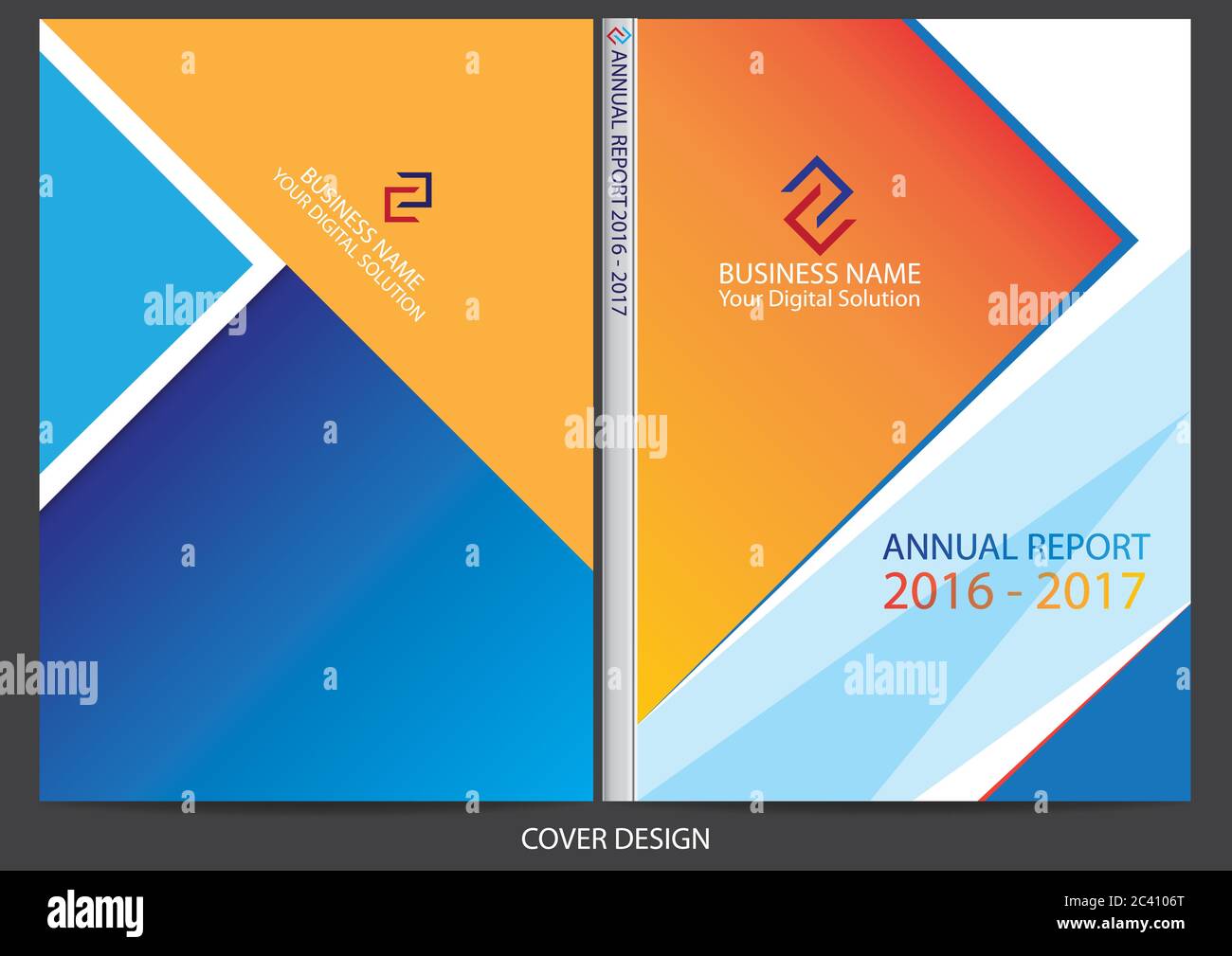 Annual report cover Business design Stock Vector Image & Art - Alamy