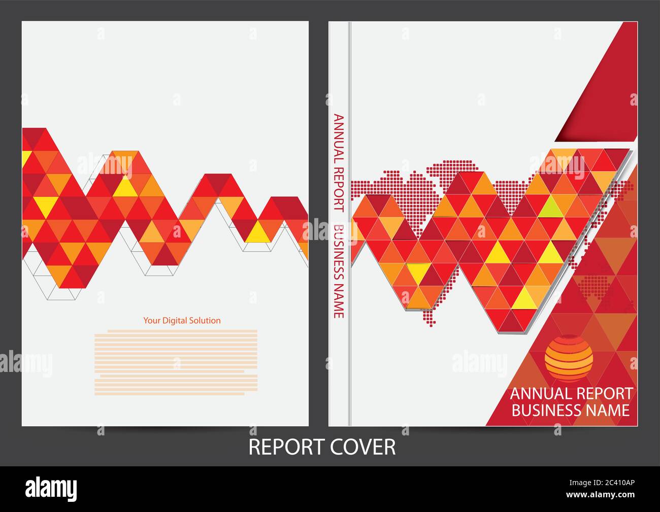 Annual report cover Business design Stock Vector Image & Art - Alamy
