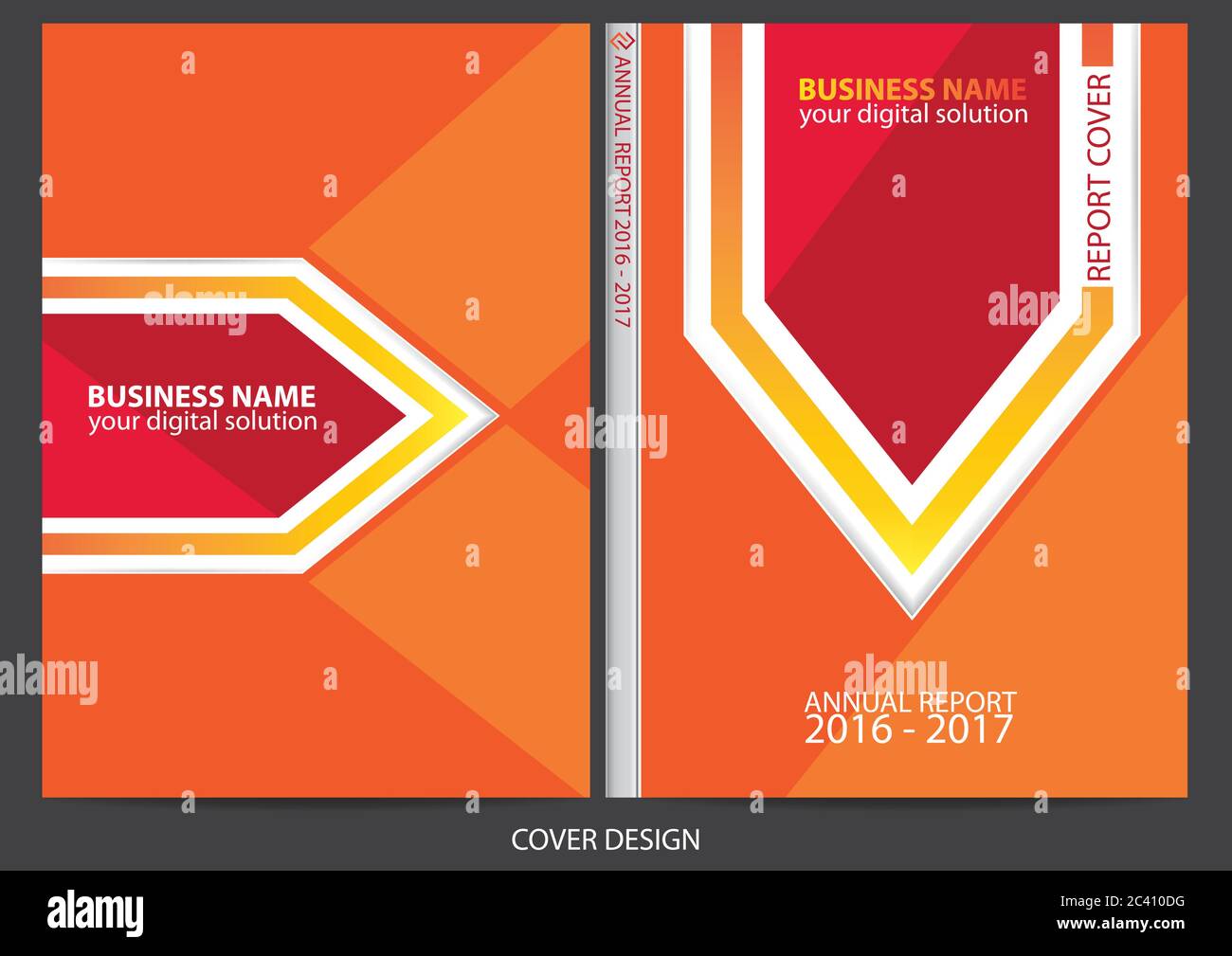 Annual report cover Business design Stock Vector Image & Art - Alamy