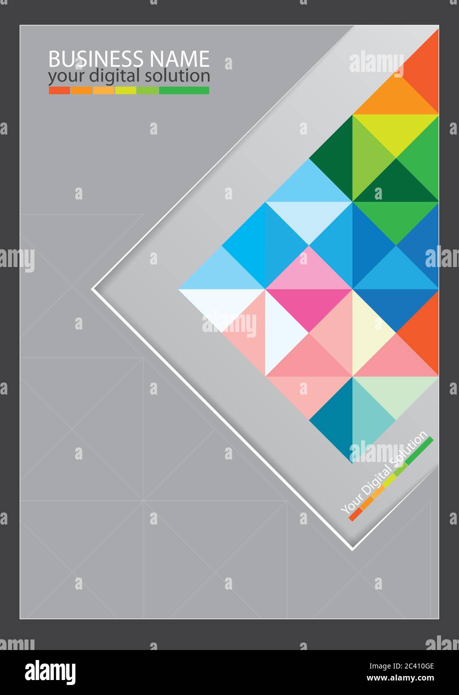 Annual report cover Business design Stock Vector Image & Art - Alamy