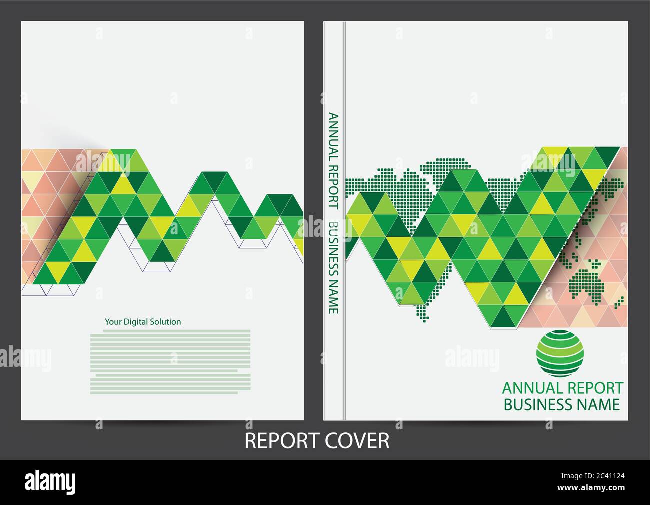 Annual report cover Business design Stock Vector Image & Art - Alamy