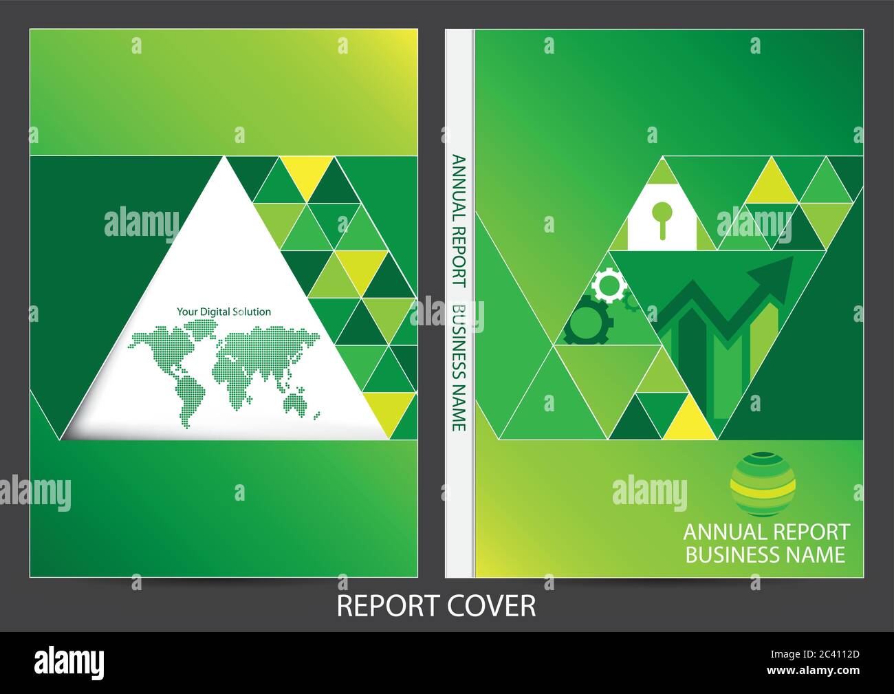Annual report cover Business design Stock Vector Image & Art - Alamy