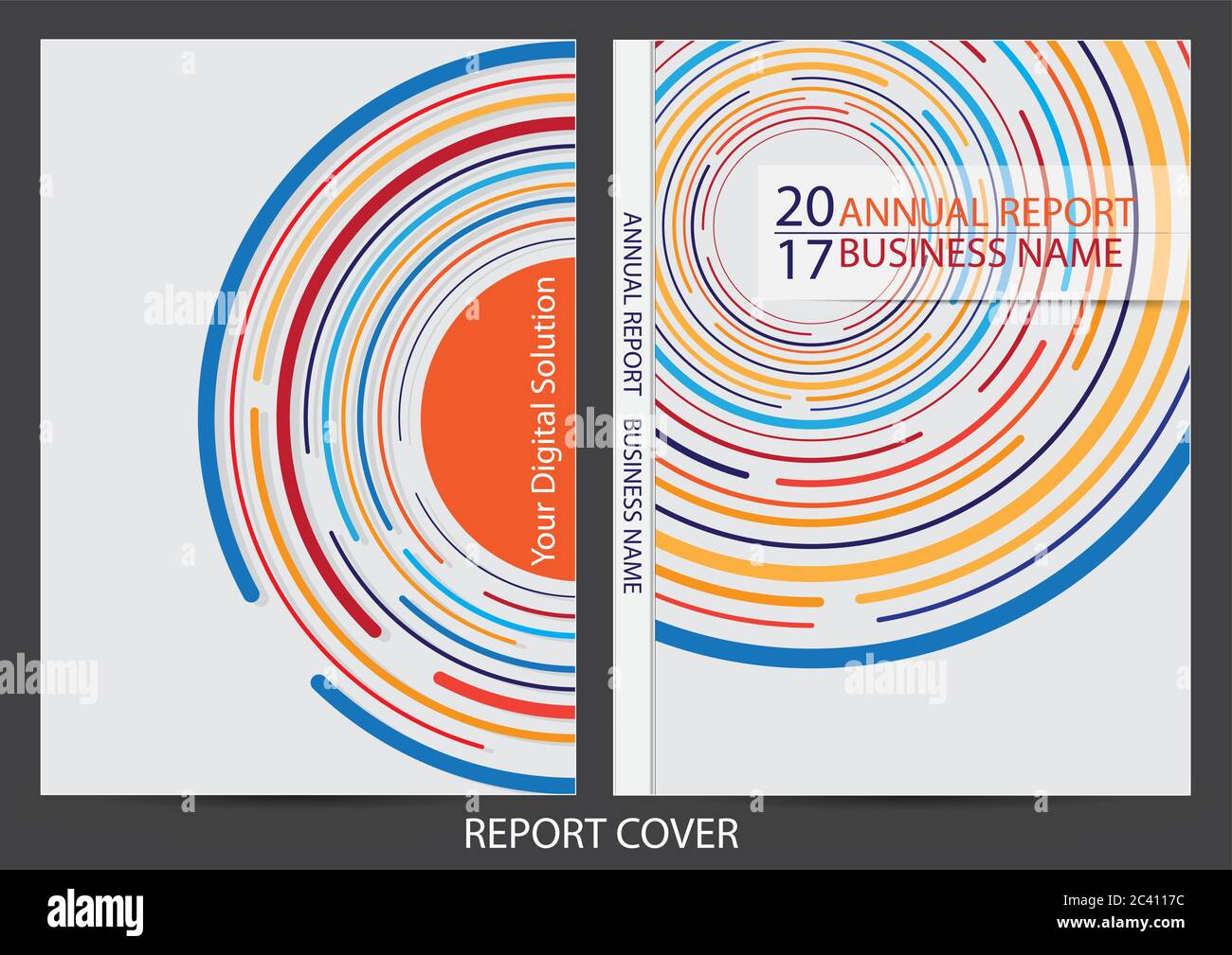 Annual report cover Business design Stock Vector Image & Art - Alamy