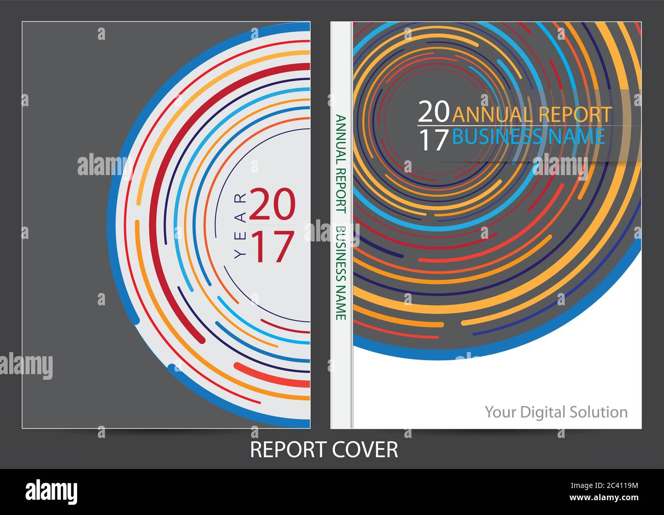Annual report cover Business design Stock Vector Image & Art - Alamy