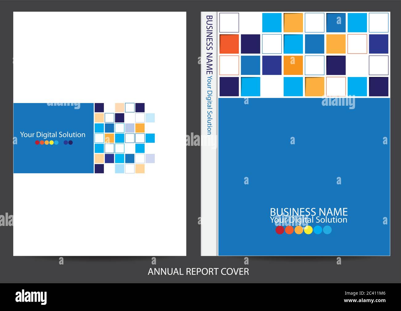 Annual report cover Business design Stock Vector Image & Art - Alamy