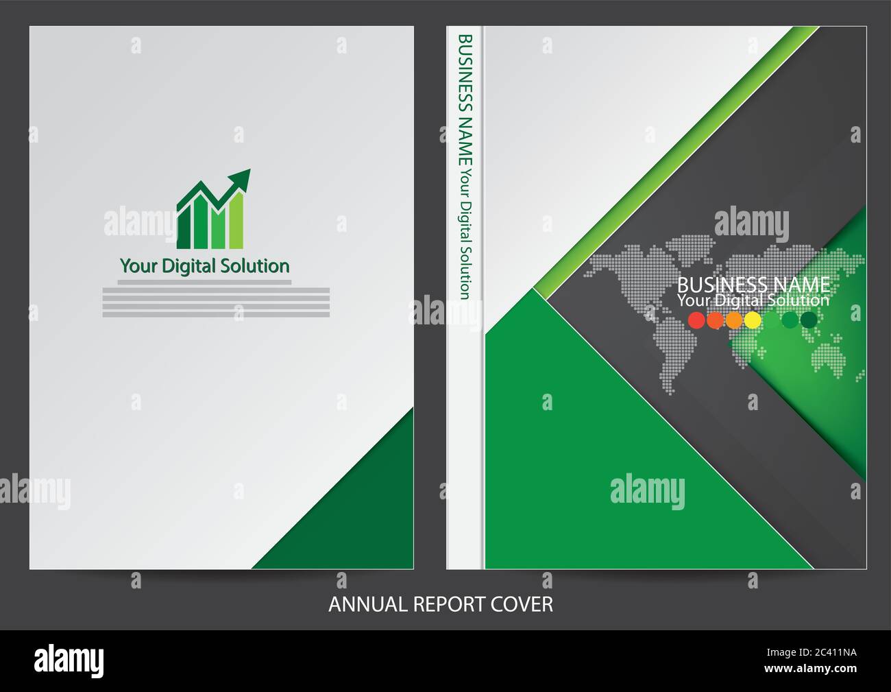 Annual report cover Business design Stock Vector Image & Art - Alamy