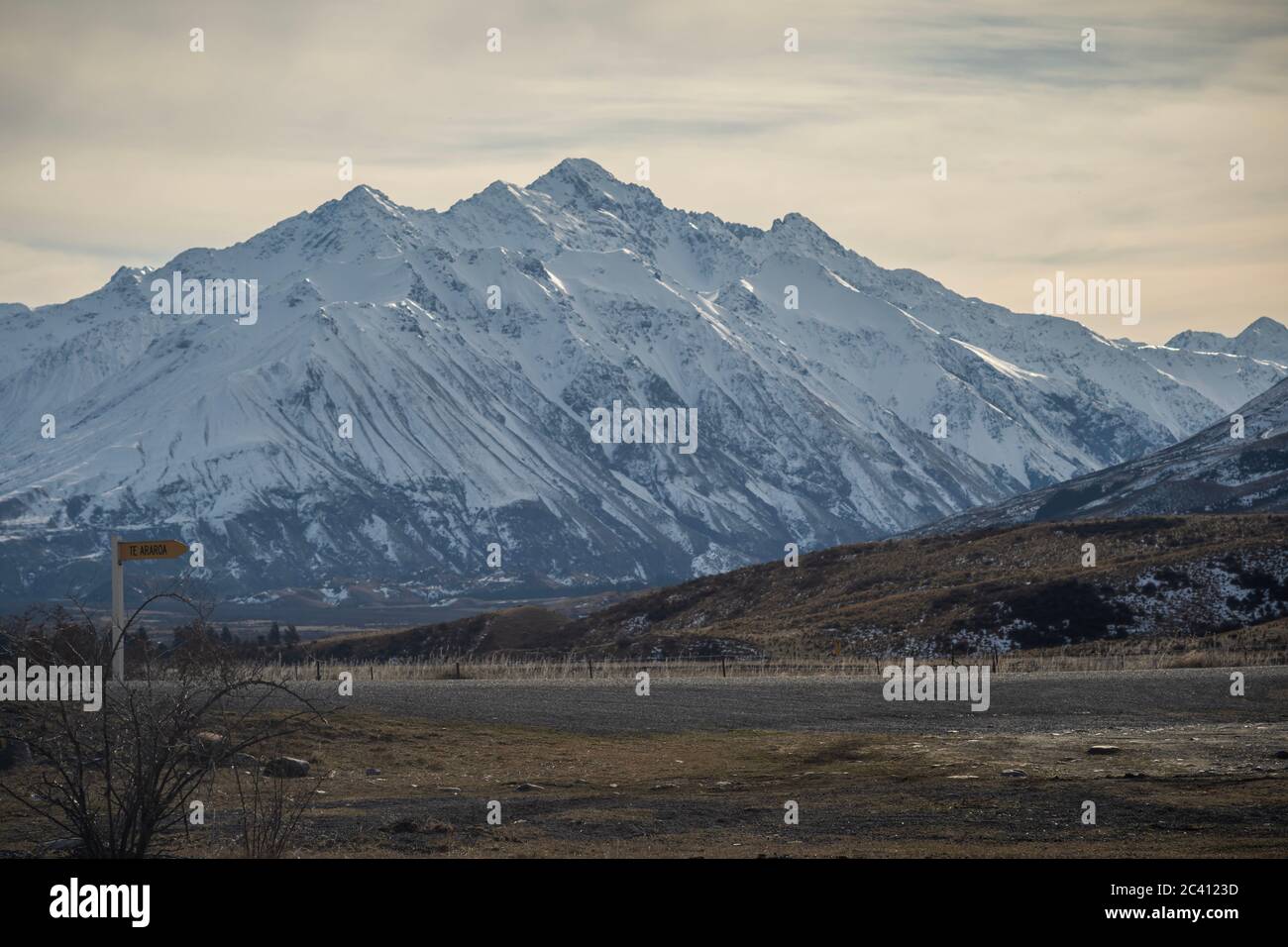 Scenic view of Mount Somers, South Island, New Zealand Stock Photo - Alamy